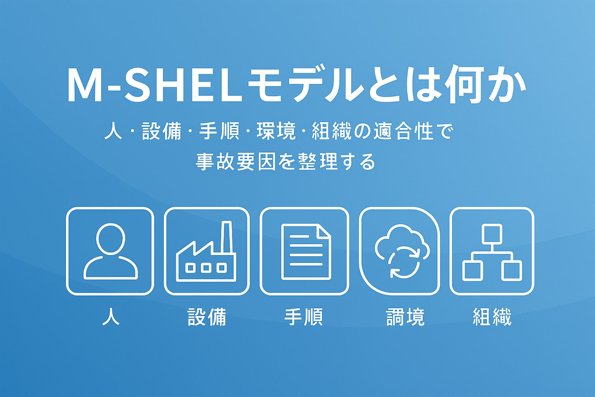 【詳細記事】M-SHELモデルとは何か：化学プラントにおける“人・設備・手順・組織”の適合性を可視化する安全分析手法 | 化学プラント大全