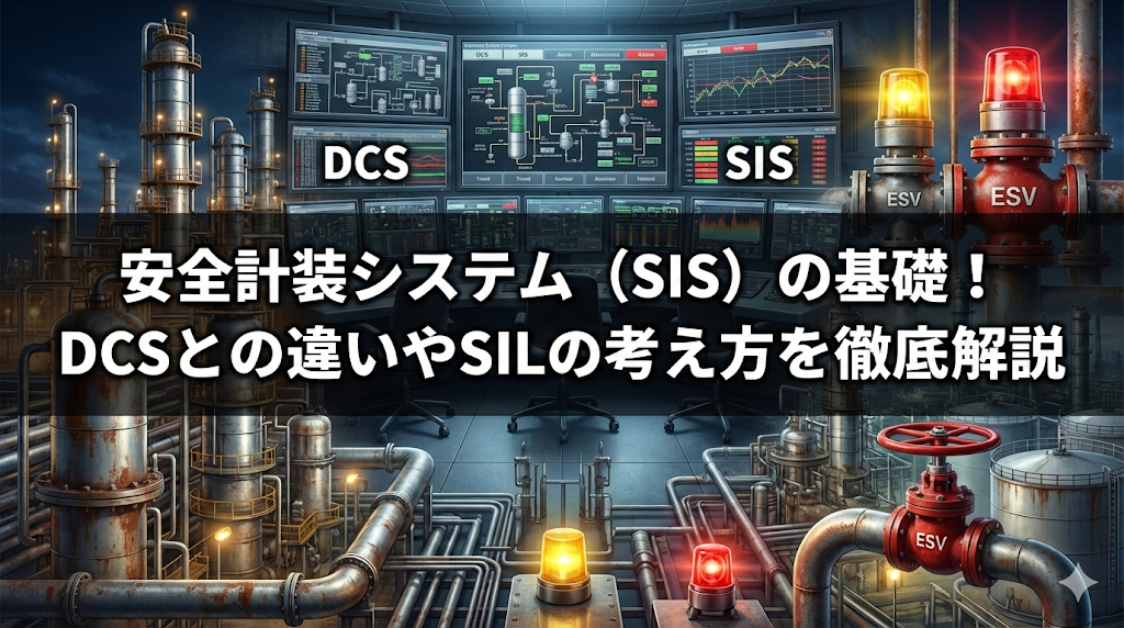 【詳細記事】安全計装システム（SIS）の基礎！DCSとの違いやSILの考え方を徹底解説 | 化学プラント大全